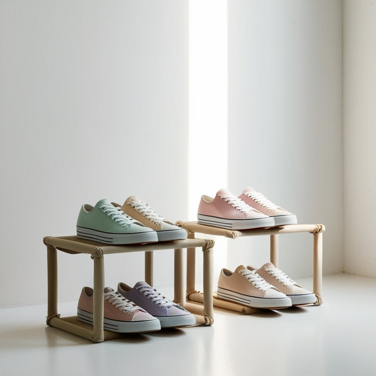 Canvas Shoe Racks – Project Isabella